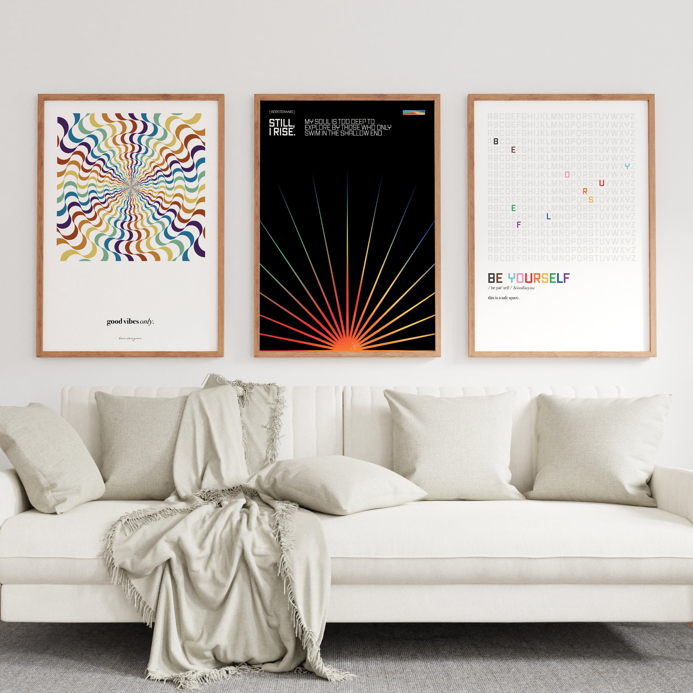 Still I Rise Maya Angelou Subtle LGBTQ Wall Art Queer - Etsy