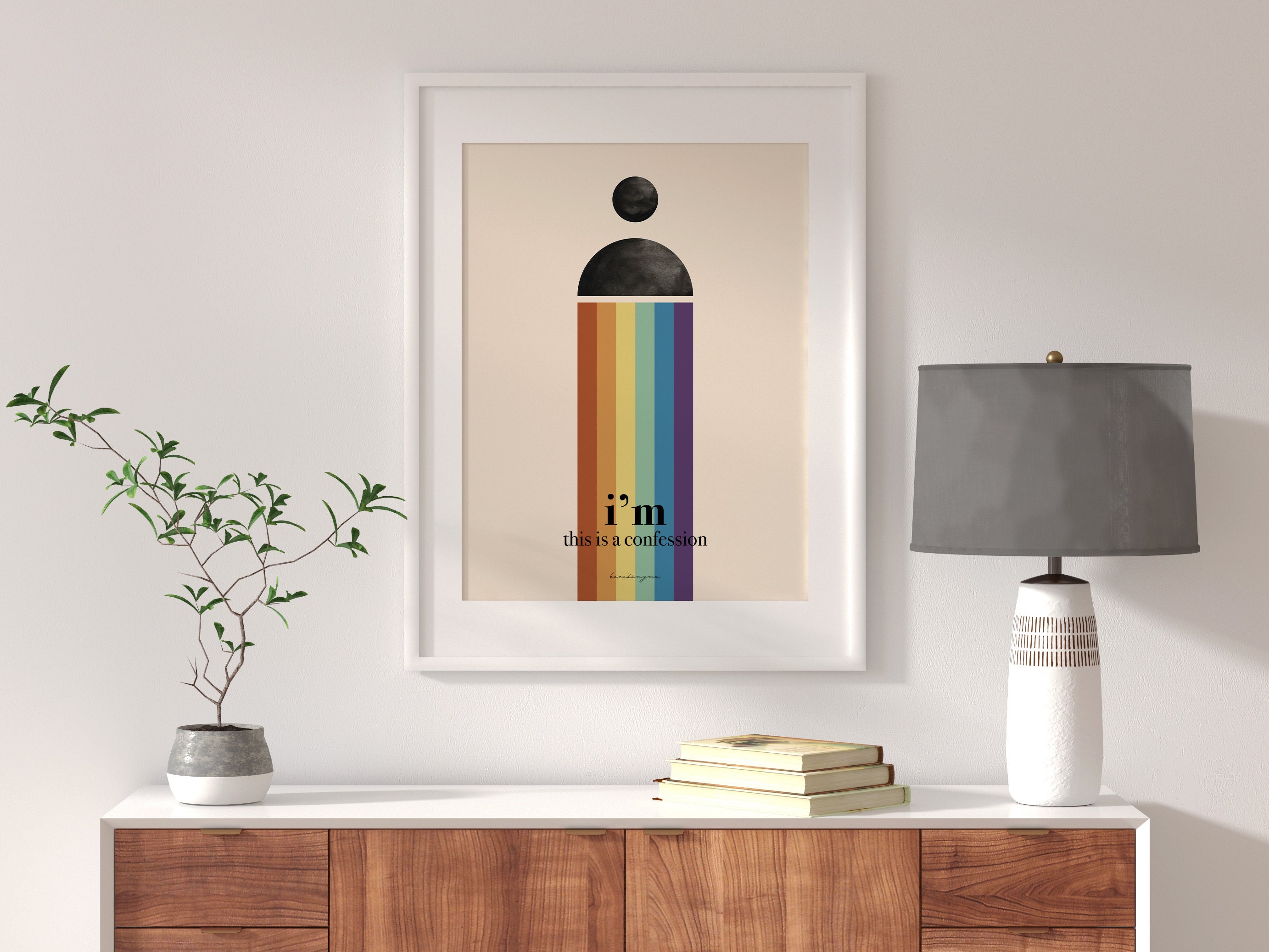 PRIDE Poster, Coming Out Ideas, LGBTQ+ Print, QUEER Wall Art, Gifts for ...