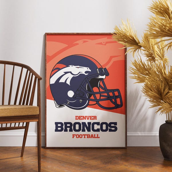 Denver Broncos Posters - Etsy