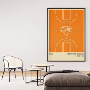 New York Knicks NBA Poster - Vintage Wall Art for Basketball Fans, New ...