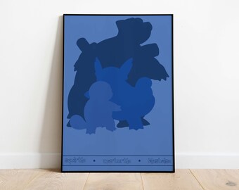 Squirtle Poster | Etsy