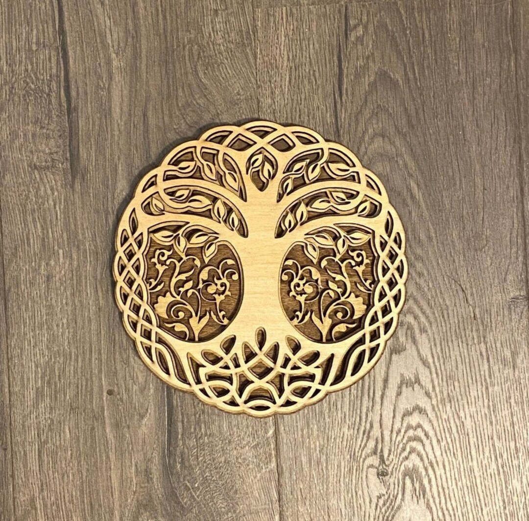 Tree of Life Laser-cut Wood Art Handcrafted Art Uncommon - Etsy