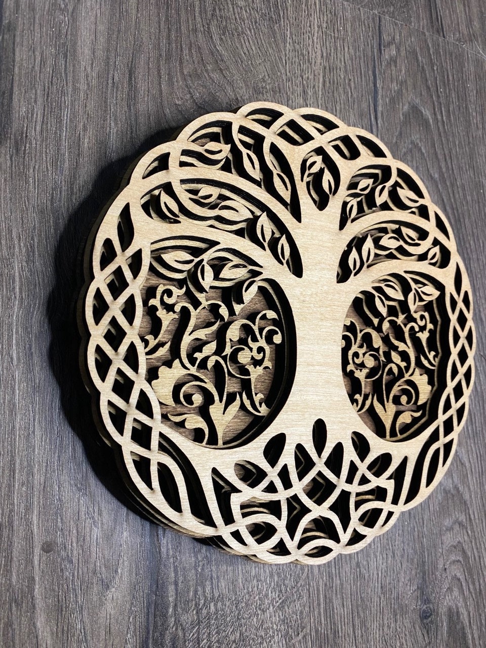 Tree of Life Laser-cut Wood Art Handcrafted Art Uncommon - Etsy
