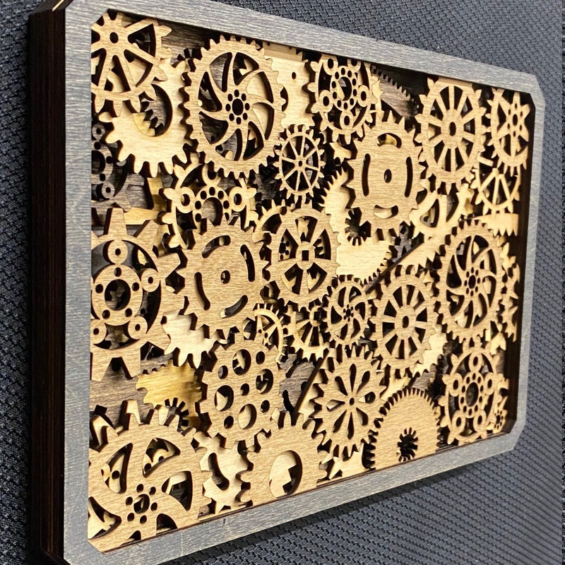 Gears Art - Etsy