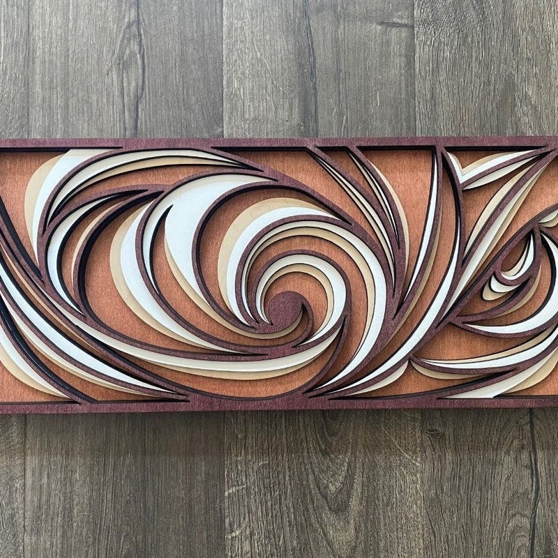 Layered Wood Art - Etsy