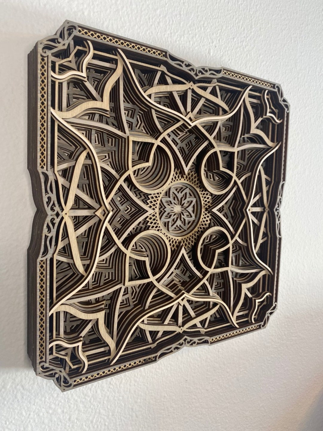 Ethos - Laser-cut Wood Art | Handcrafted Art | Uncommon Art | 3D Art ...