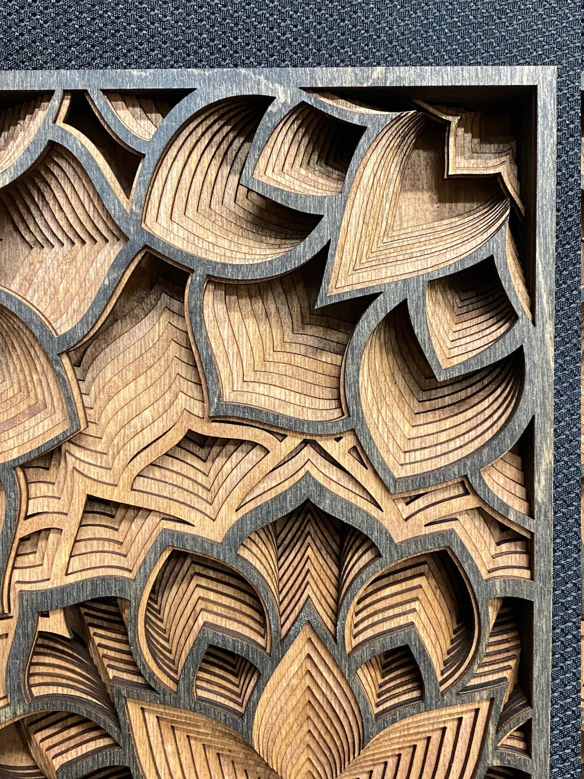 Flower Garden Laser-cut Wood Art Handcrafted Art | Etsy