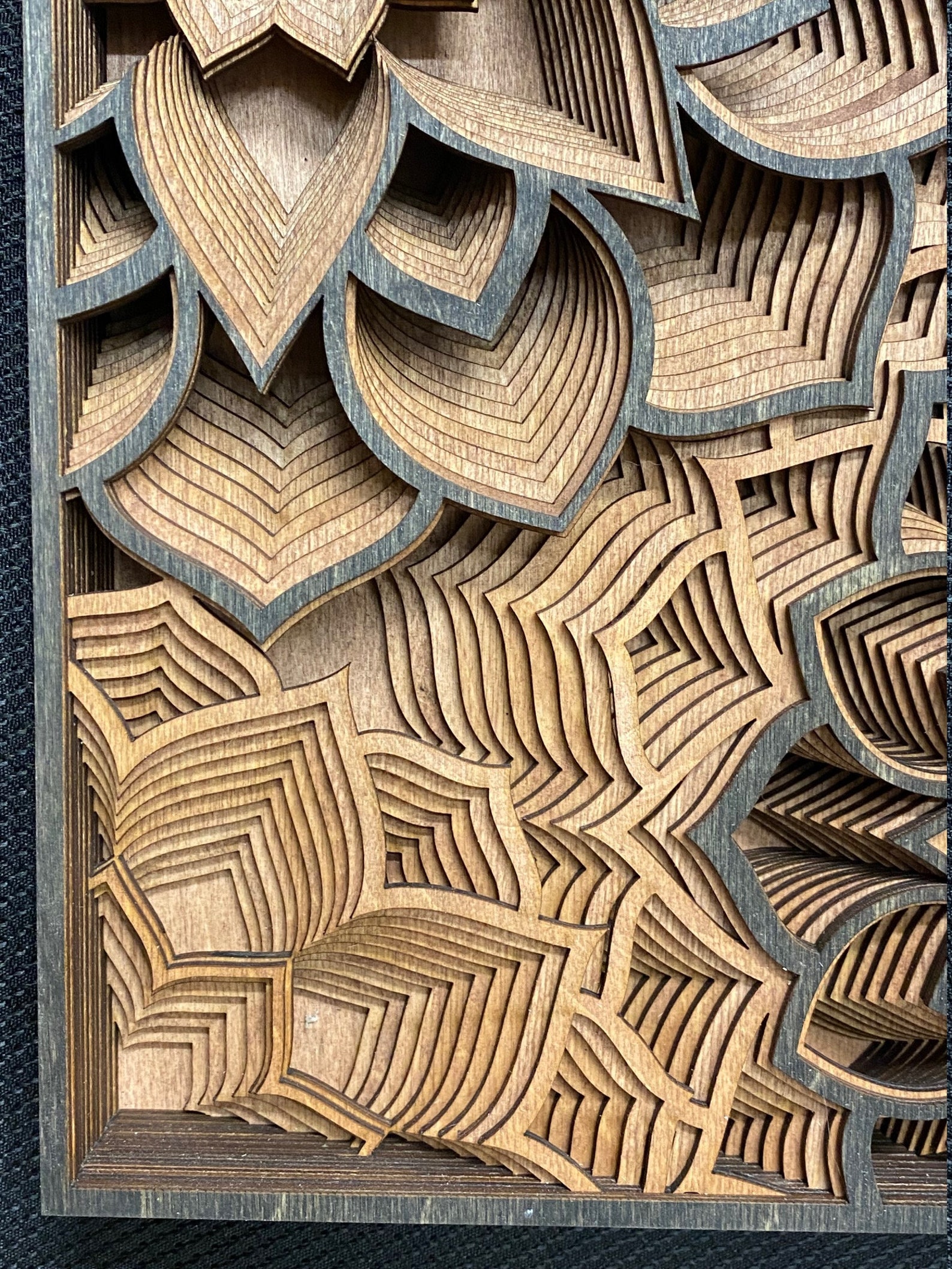 Flower Garden Laser-cut Wood Art Handcrafted Art - Etsy