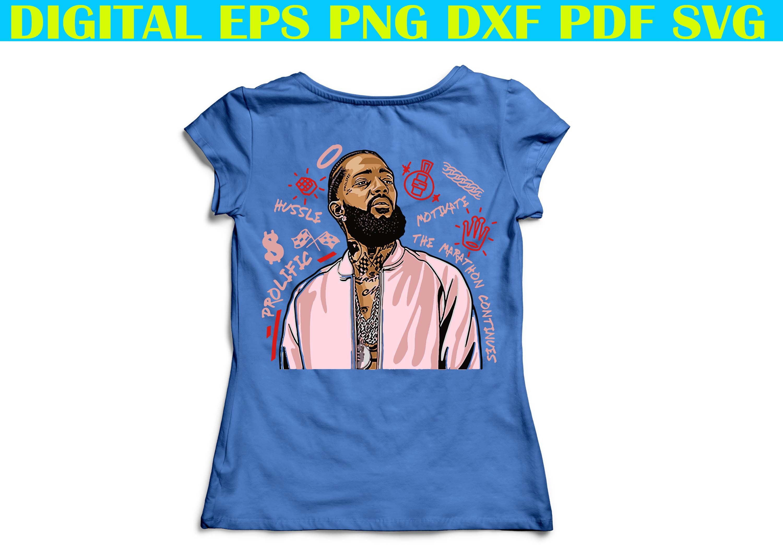 Nipsey Hussle Svg File Perfect For Cricut Nipsey Hussle Svg Etsy