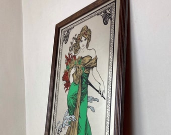 Mucha Four Seasons Mirror - Etsy