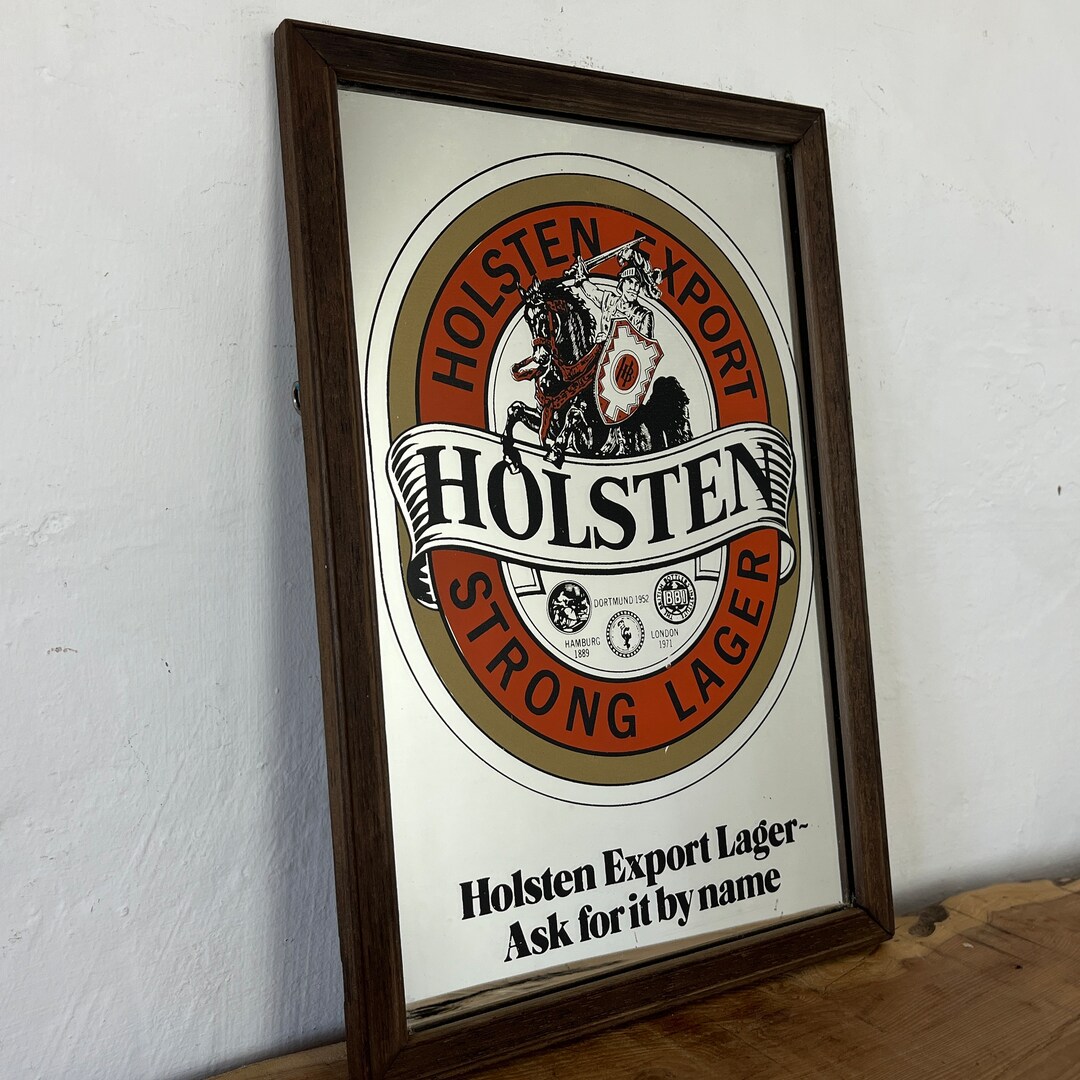 Holsten Export Vintage Mirror German Lager Beer Sign Brewery - Etsy