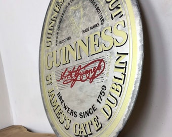 Vintage Guinness Mirror - Etsy