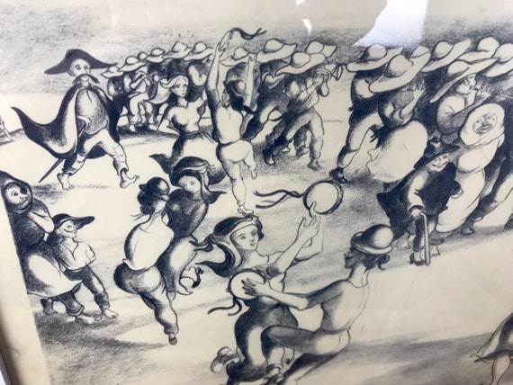 Art & Collectibles Communism vintage 1960 pencil drawing original ...