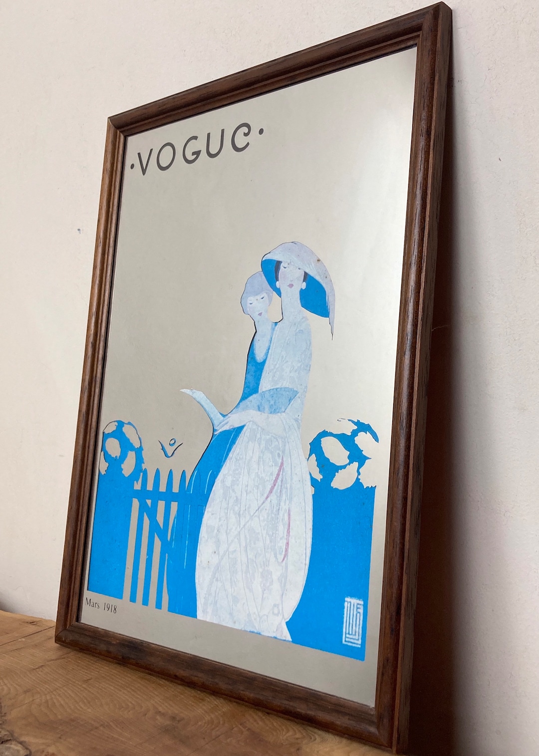 Stylish Vogue Mirror Art Deco Alice De Warenne Little - Etsy