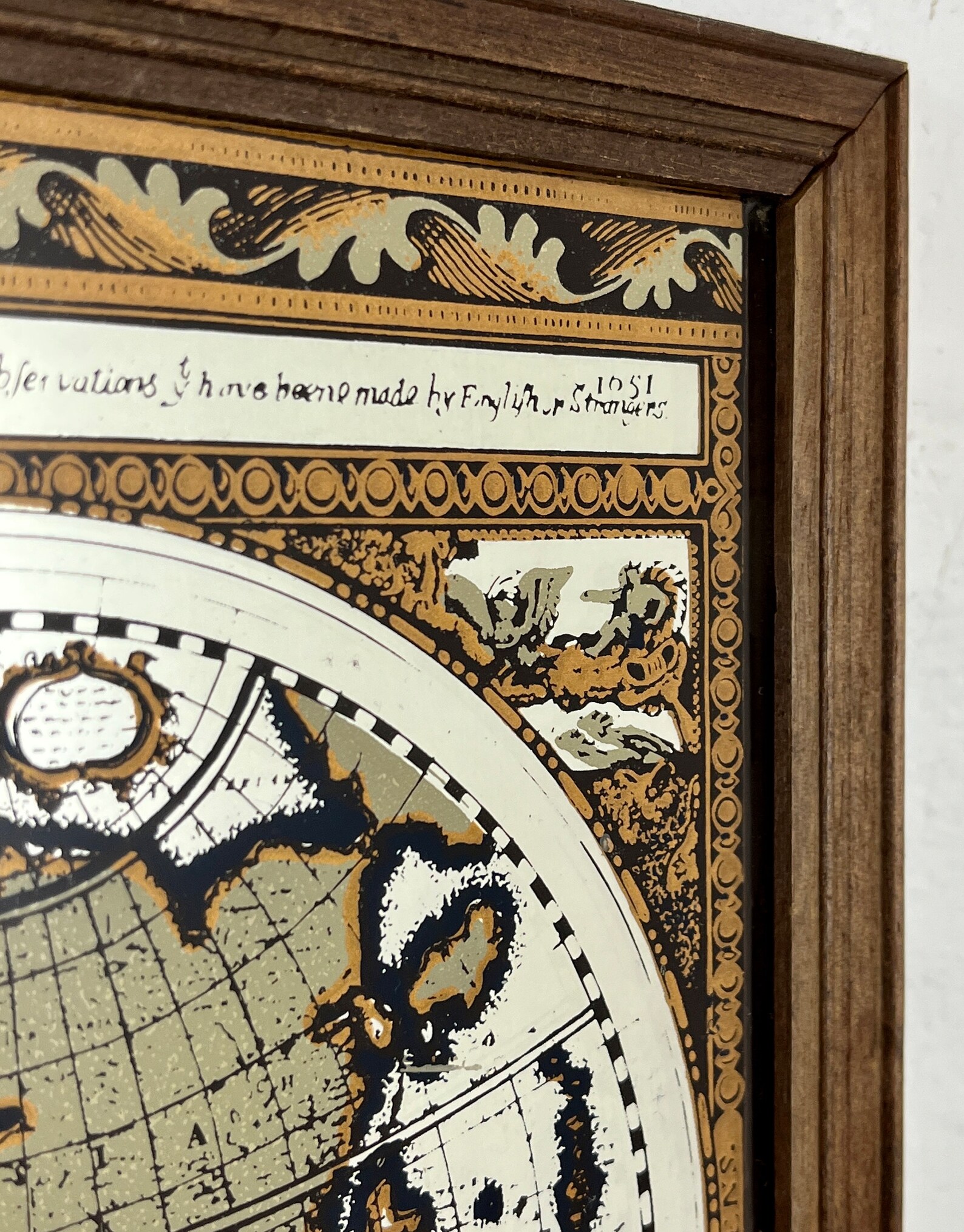 Vintage Map of the World, A New and Accurate Map of the World by John ...