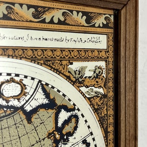 Vintage Map of the World, A New and Accurate Map of the World by John ...