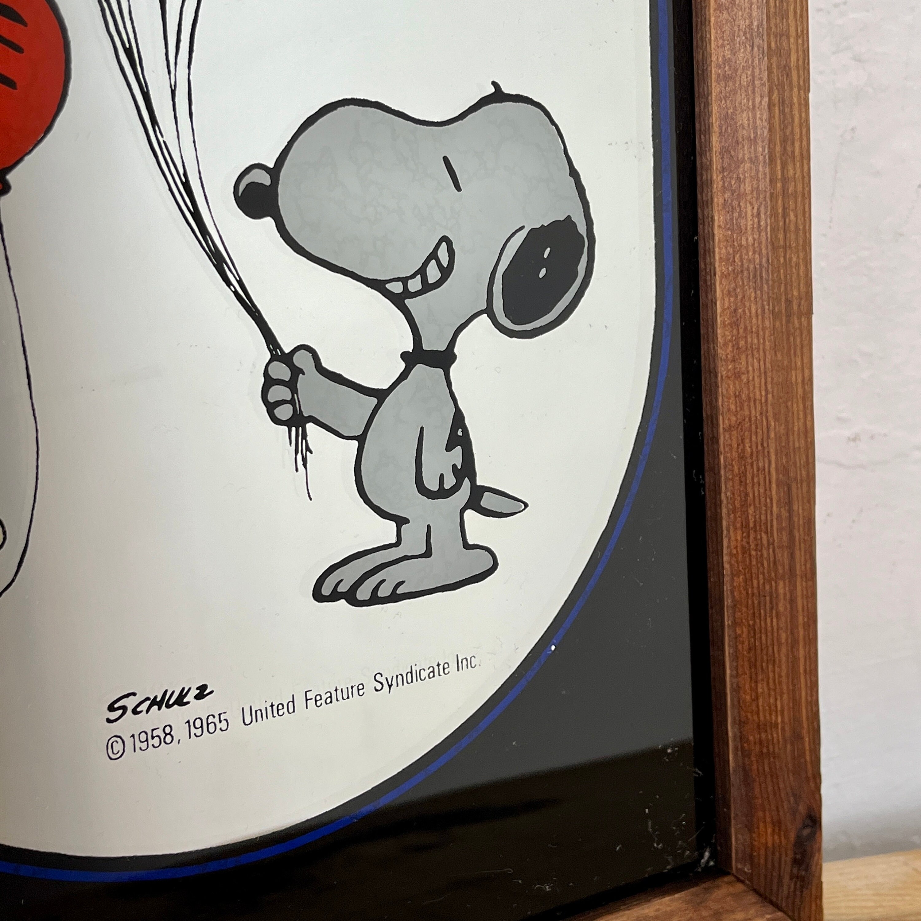 Magical Vintage Snoopy Advertising Mirror Schulz Art Cartoon - Etsy
