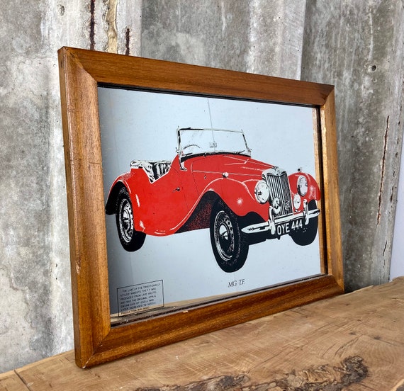 Vintage Car MG TF Midget Advertising Mirror Automotive - Etsy Finland