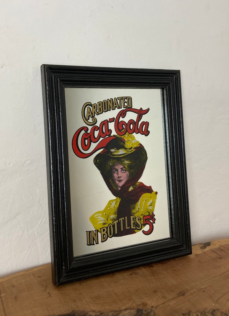 Vintage Coca Cola Mirror Soft Drink Advertising Collectibles - Etsy