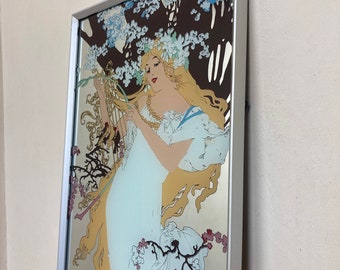 Mucha Four Seasons Mirror - Etsy