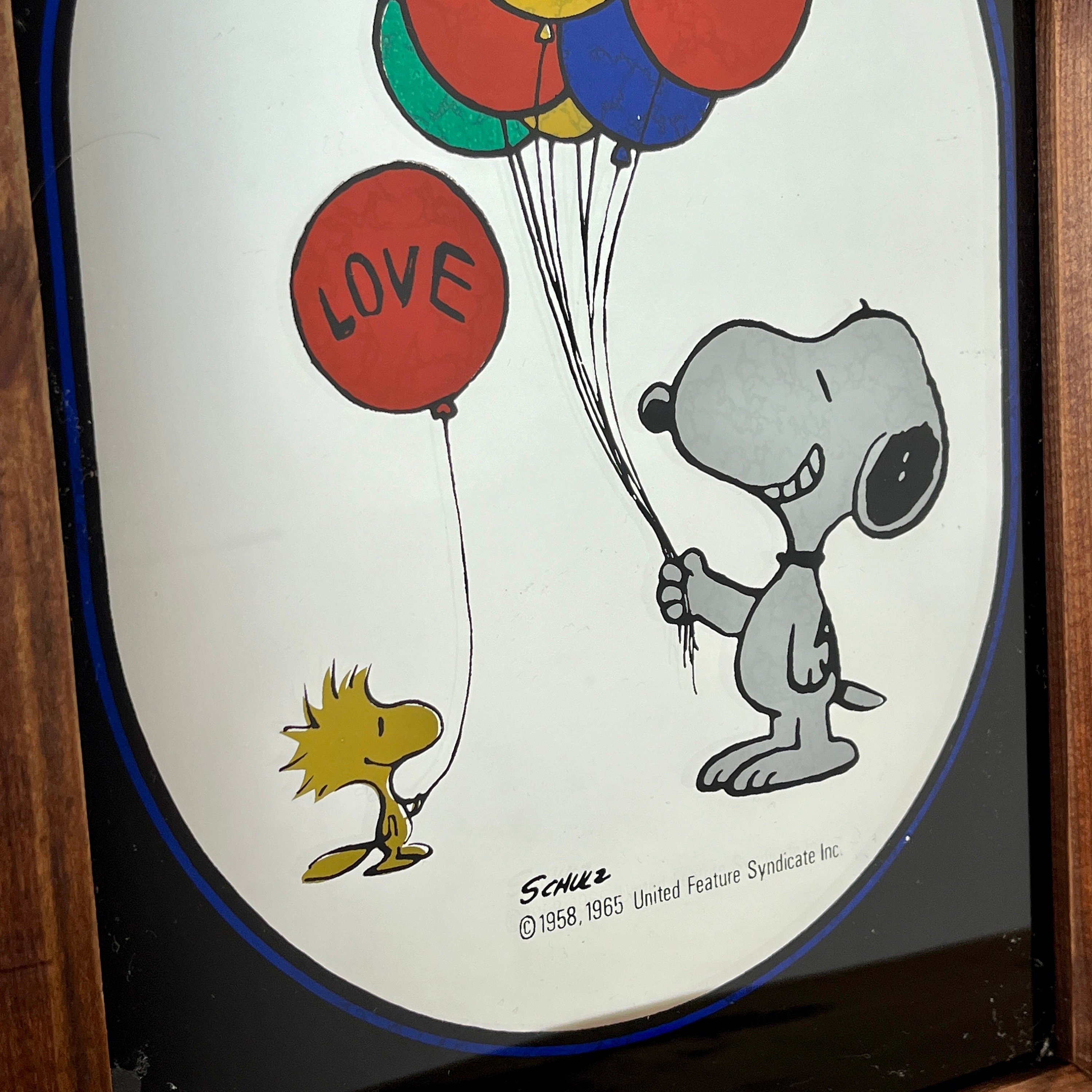 Magical Vintage Snoopy Advertising Mirror Schulz Art Cartoon - Etsy