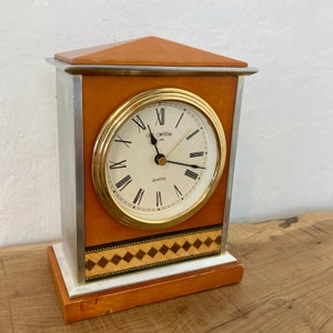 William Widdop Est 1883 Vintage Art Deco Mantle Clock, Stylish Retro ...