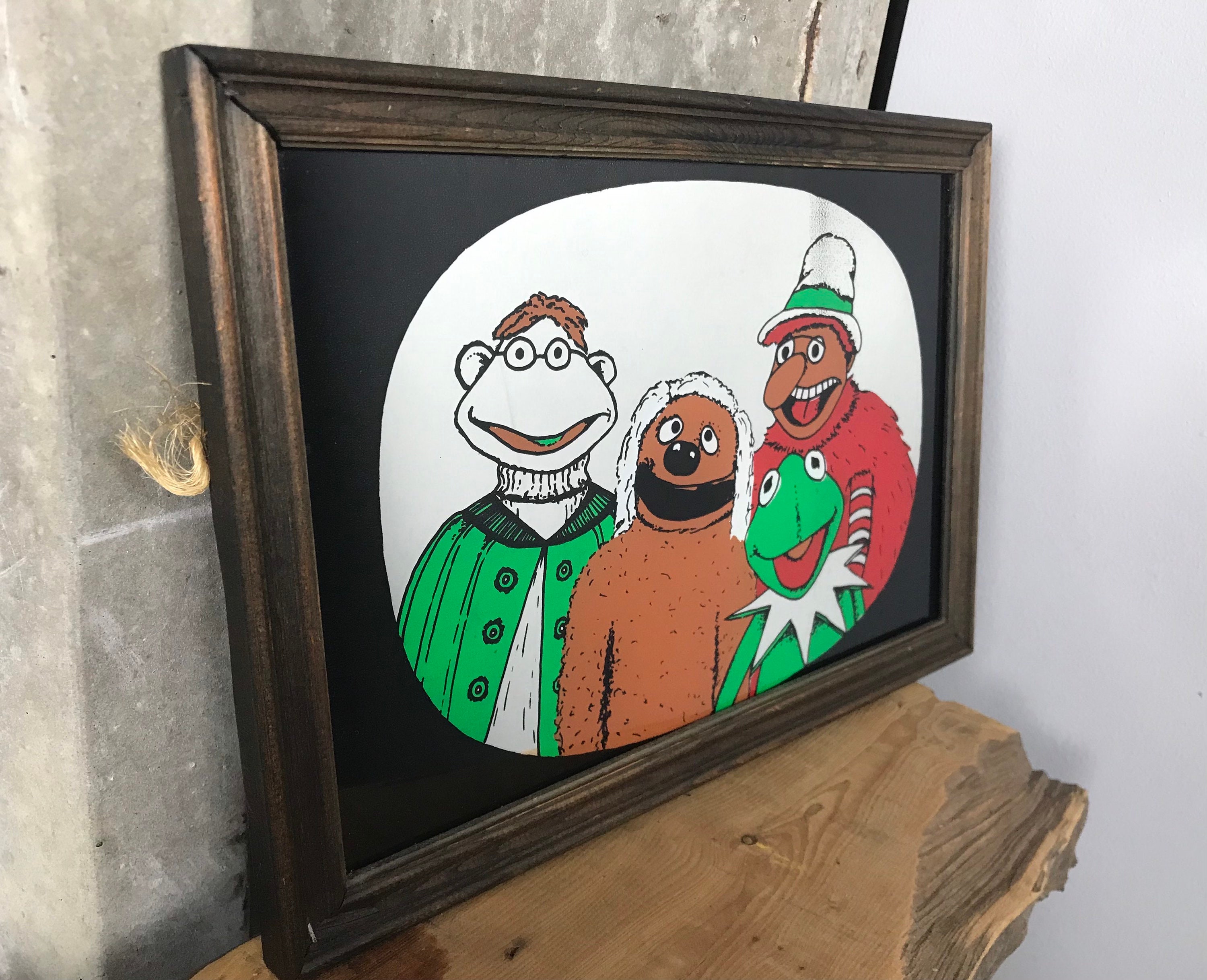 Vintage Muppets Mirror, Kermit Frog, Film and Tv Collectible ...