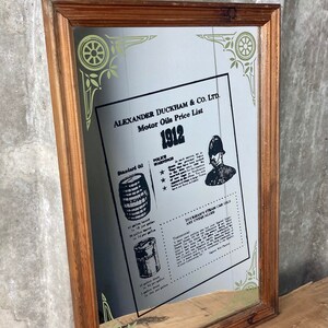 Vintage Pub Advertising Mirror, Sign, Picture, Alexander Duckham and Co ...