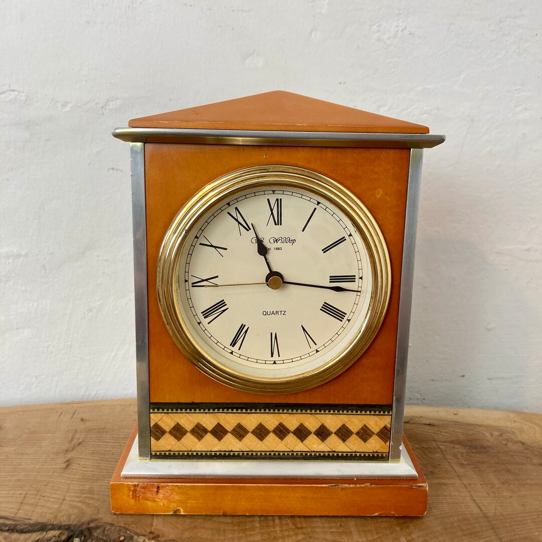 William Widdop Est 1883 Vintage Art Deco Mantle Clock, Stylish Retro ...