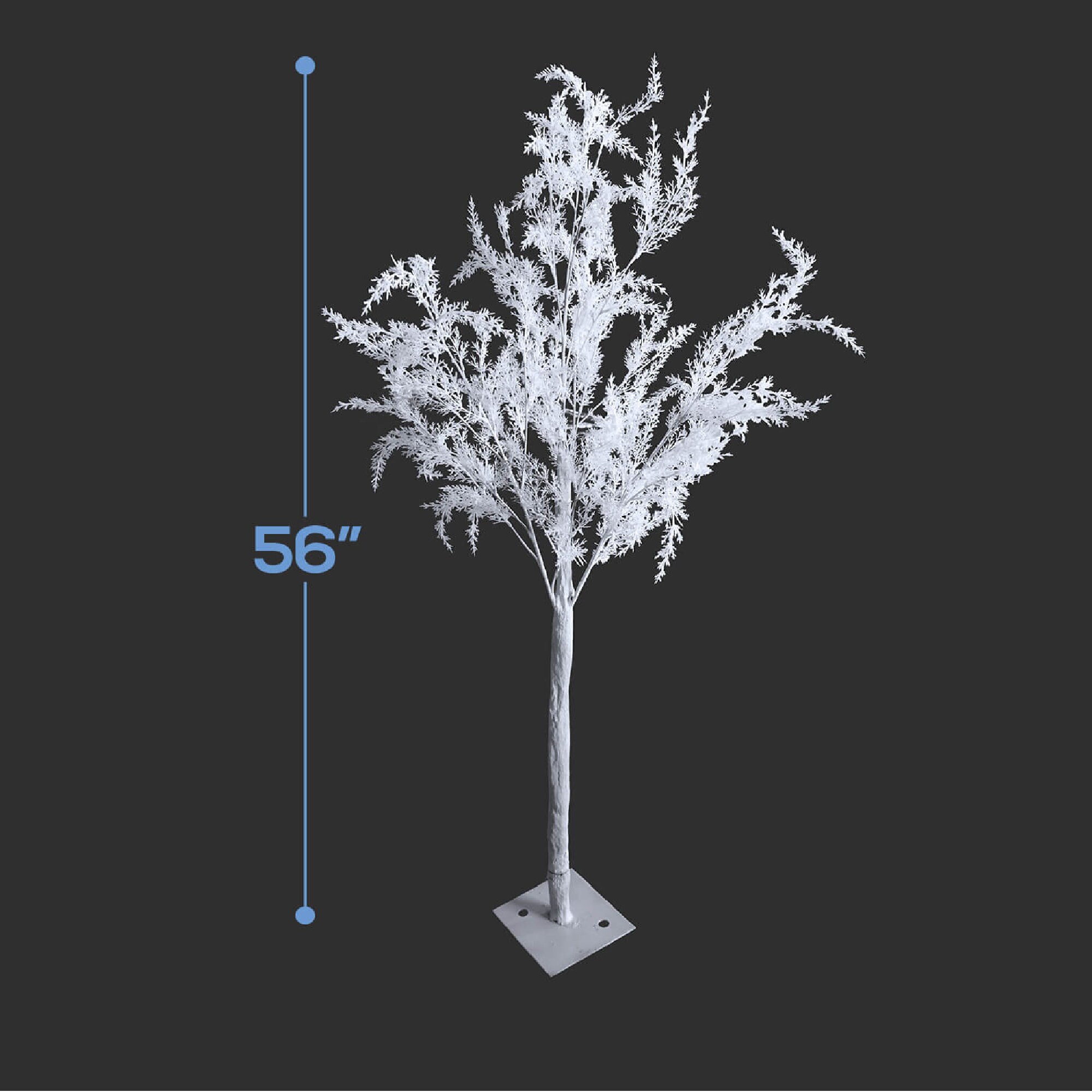 4.5ft Tall Artificial Fake Fern Tree for Indoor Wedding | Etsy