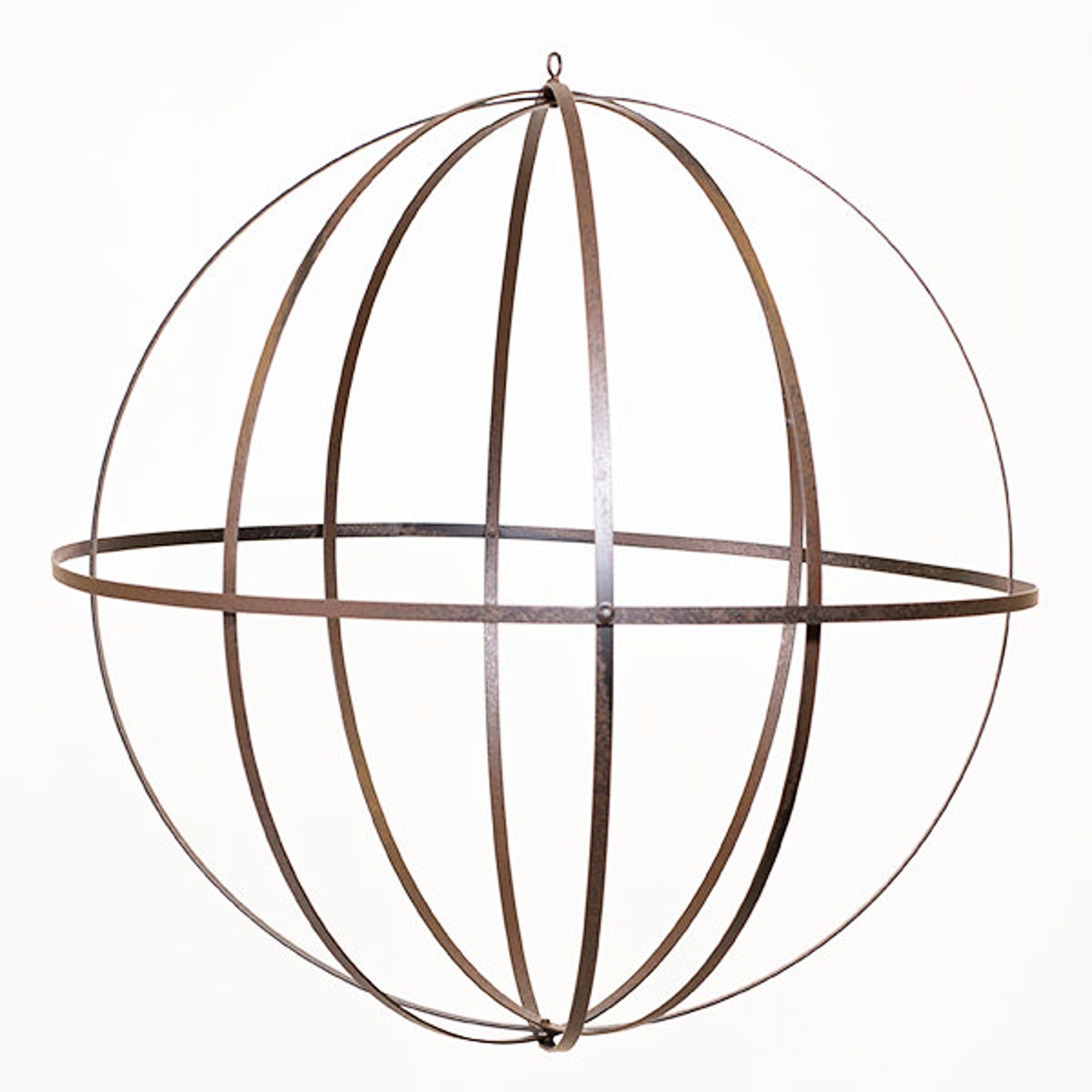 Wrought Iron Folding Sphere Round Hoop Centerpiece or Hanging - Etsy