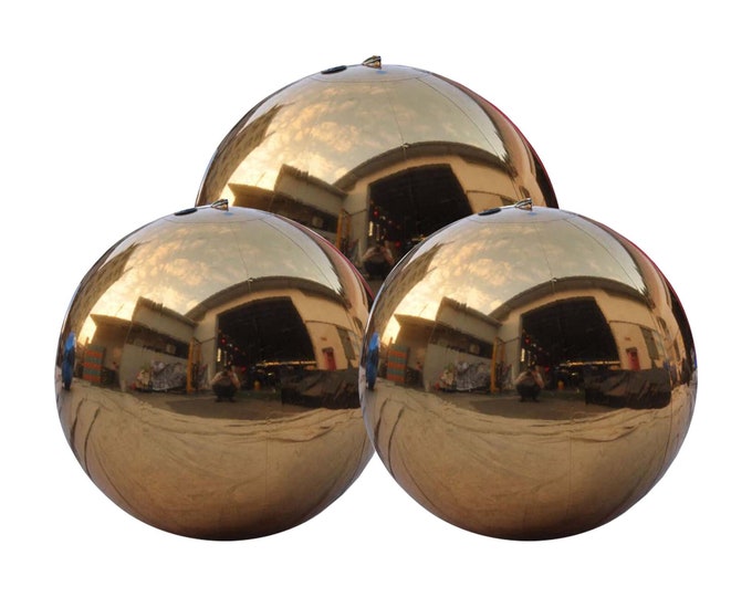 Gold Inflatable Disco Mirror Sphere/ball With Air Blower to Inflate ...
