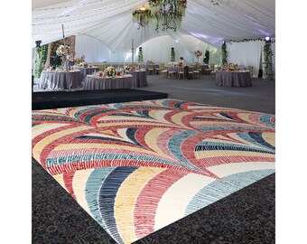 Premium Vinyl Dance Floor Wrap Custom Size Geometric Hipster Edge - Etsy