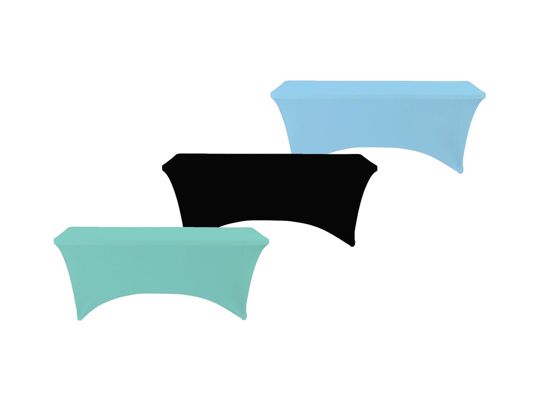 Spandex Rectangle Table Cover 8ft Economy Quality 180 GSM Fabric ...