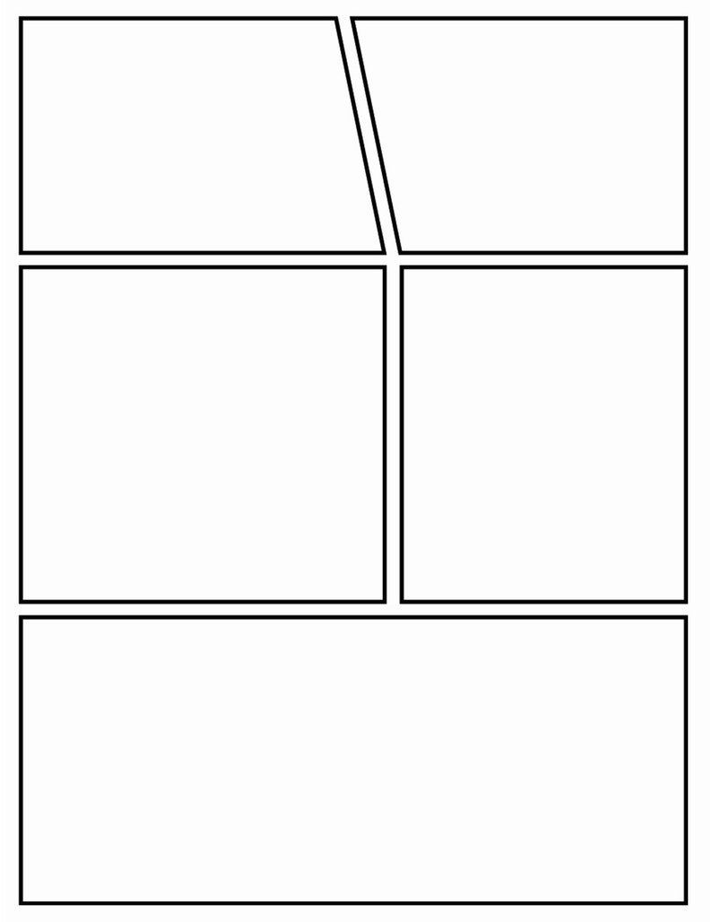 10 Pages Blank Comic for Kids, Boy, Girl, Special Gift for Birthday - Etsy
