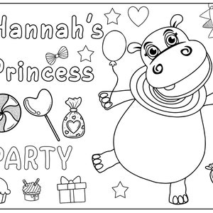 8 Printable Akili and Me Coloring Page for Birthday Personalized With ...