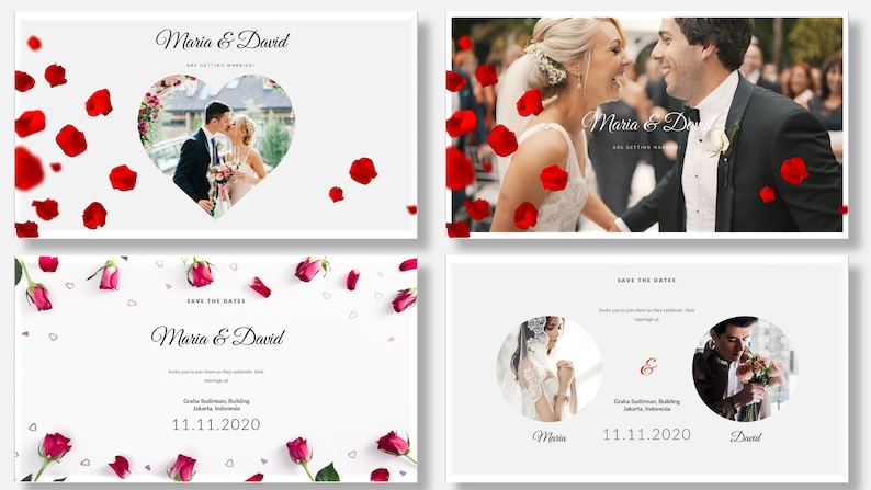 Wedding Slideshow Template, Wedding Photo Slide Show Video, Wedding ...