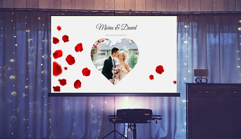 Wedding Slideshow Template, Wedding Photo Slide Show Video, Wedding ...