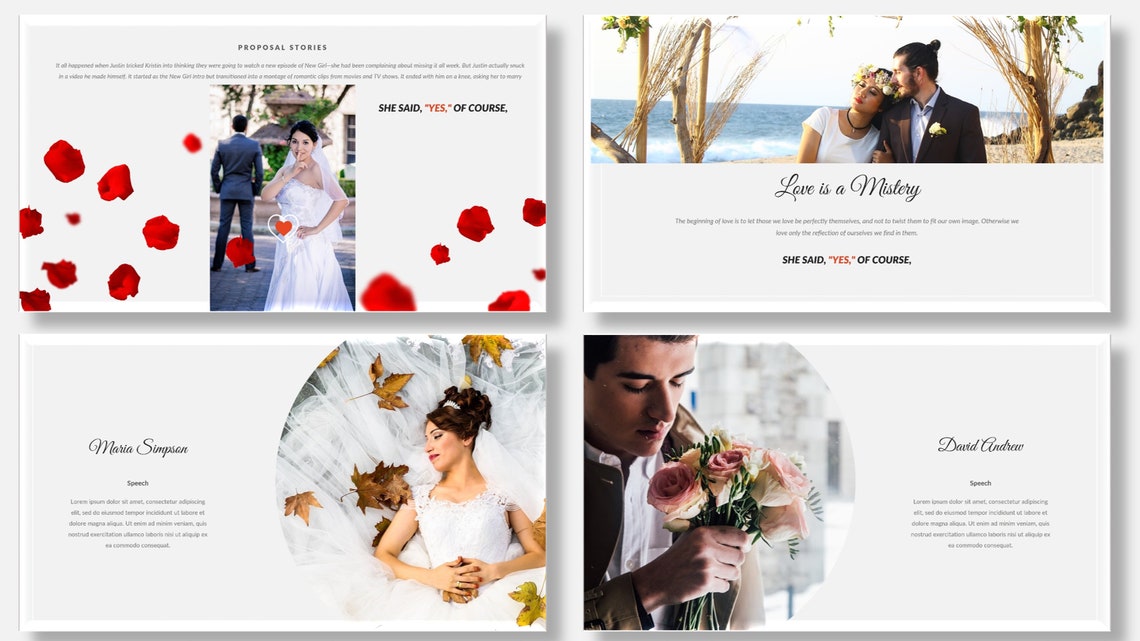 Wedding Slideshow Template, Wedding Photo Slide Show Video, Wedding ...