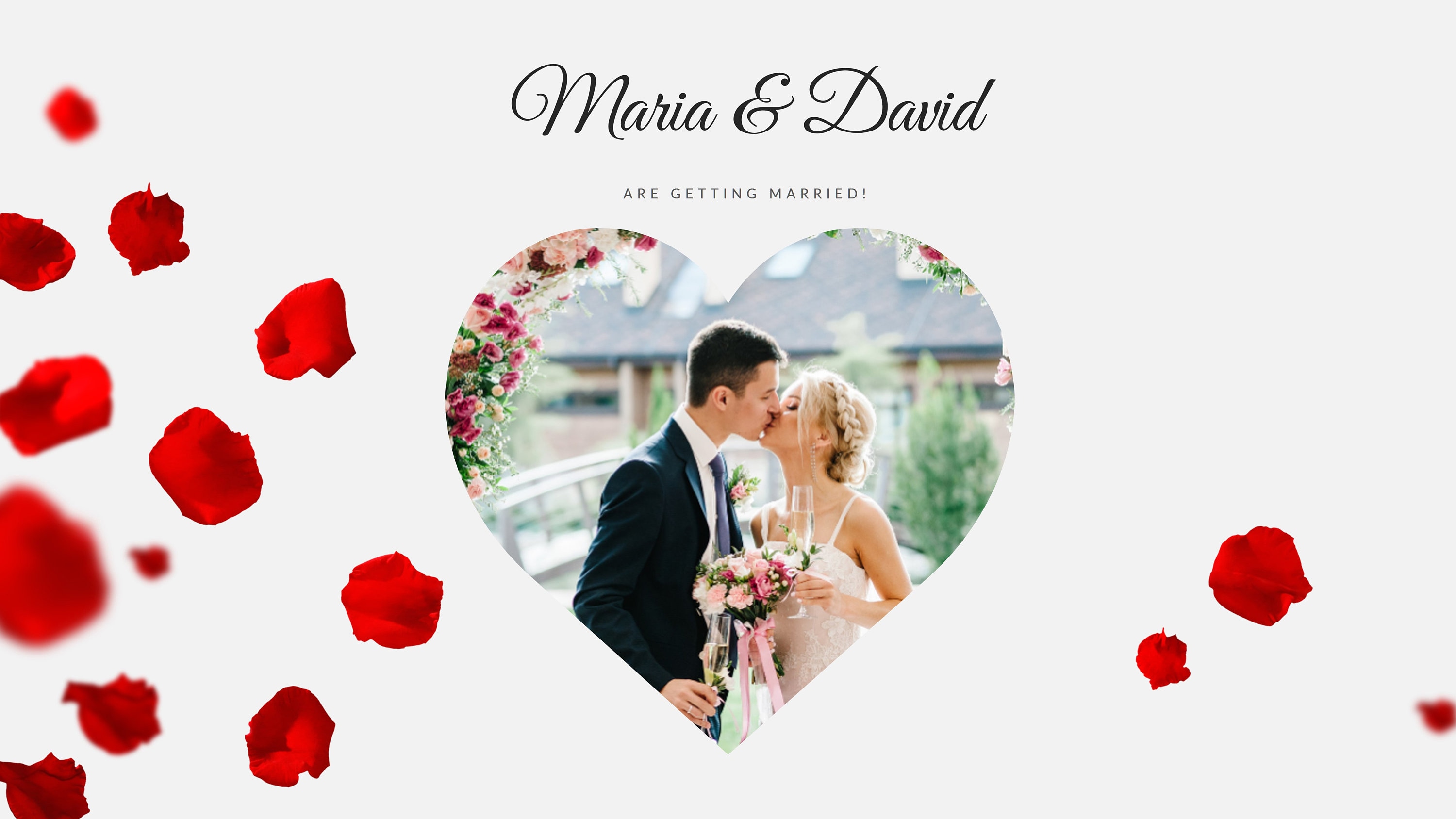 Wedding Slideshow Template, Wedding Photo Slide Show Video, Wedding ...