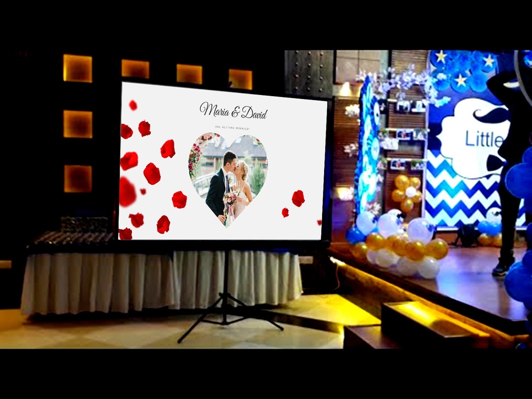 Wedding Slideshow Template, Wedding Photo Slide Show Video, Wedding ...