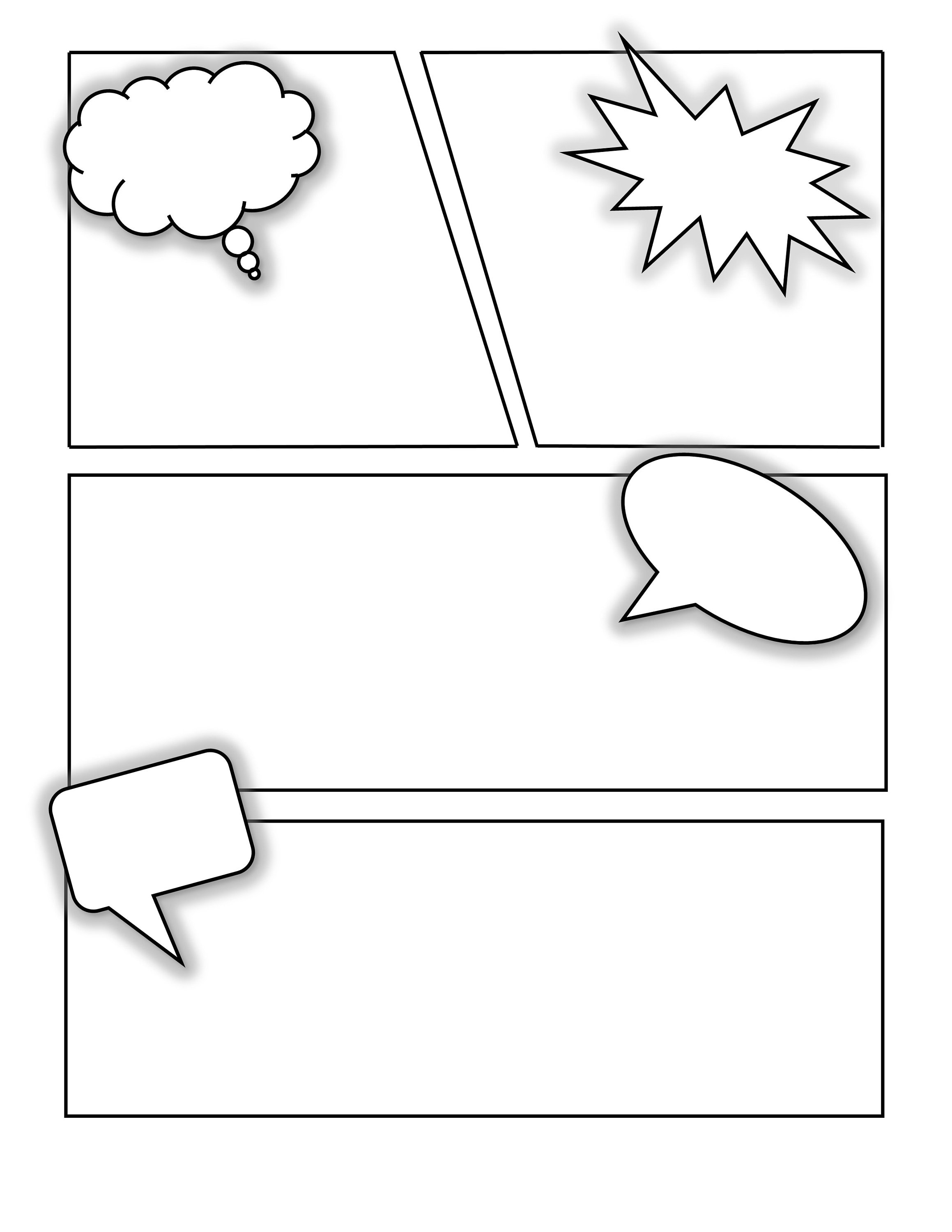 10 Pages Blank Comic for Kids, Boy, Girl, Special Gift for Birthday - Etsy