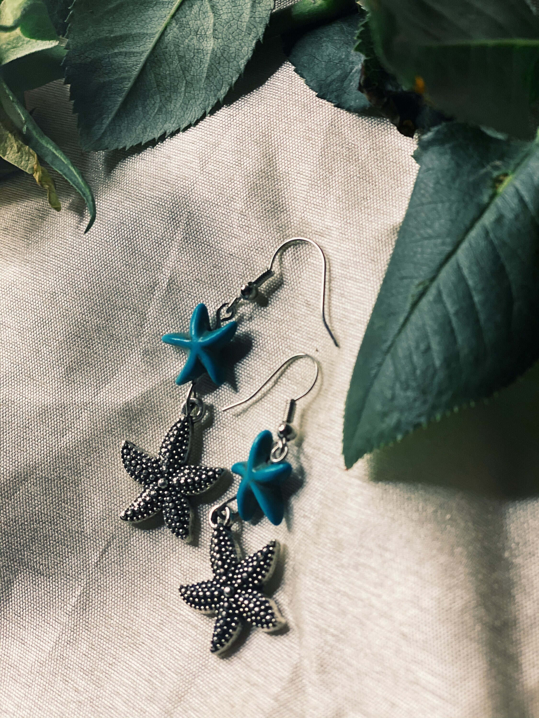 Hand Crafted Silver Sea Inspo Earrings - Etsy Sweden