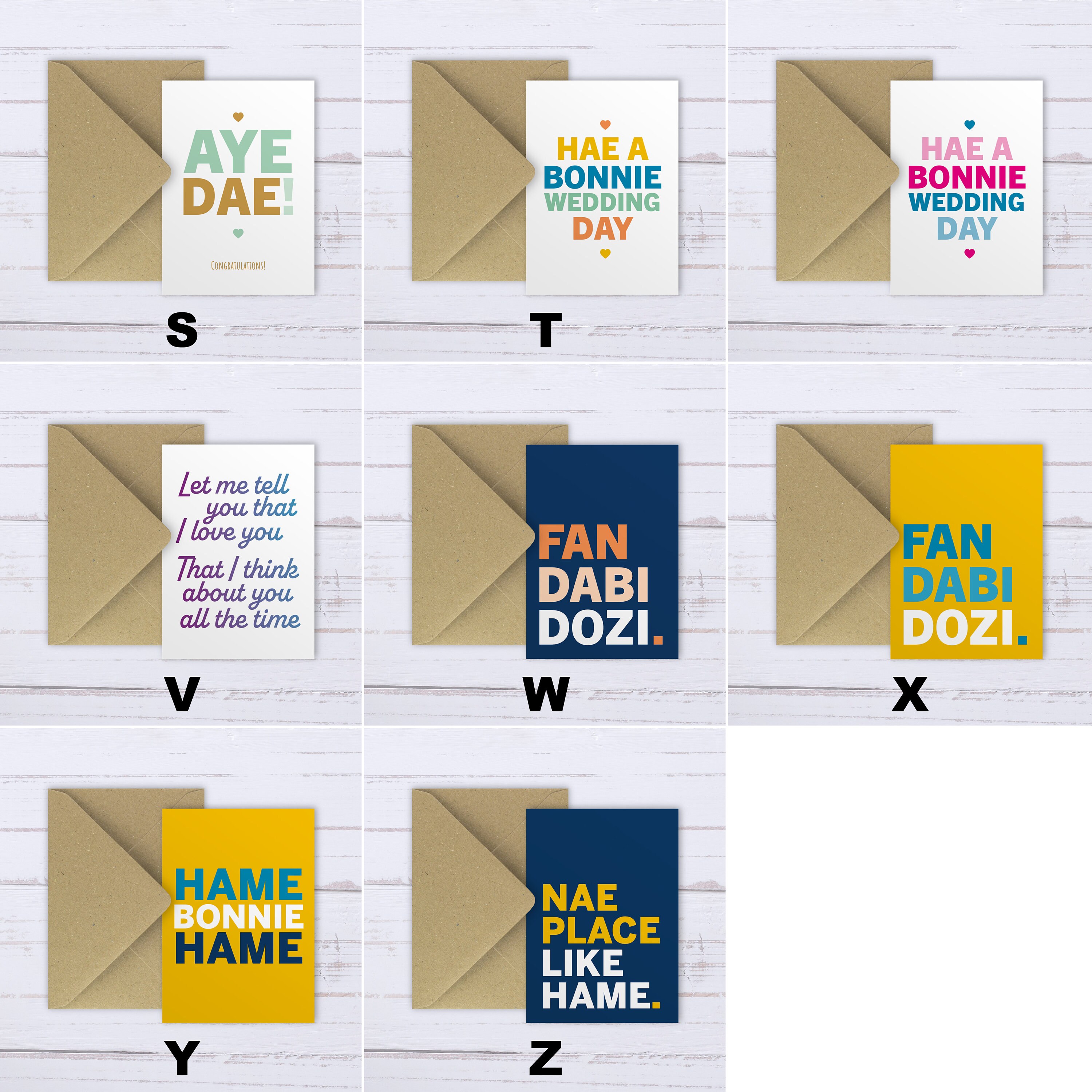 Scottish Saying Cards | Greeting Card Pack | Scottish Banter | Mix and ...