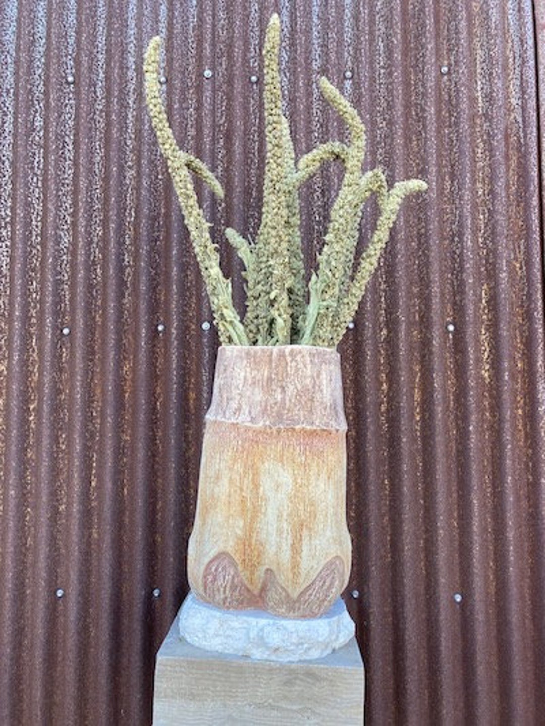 Ceramic Tree Trunk Vessel - Etsy