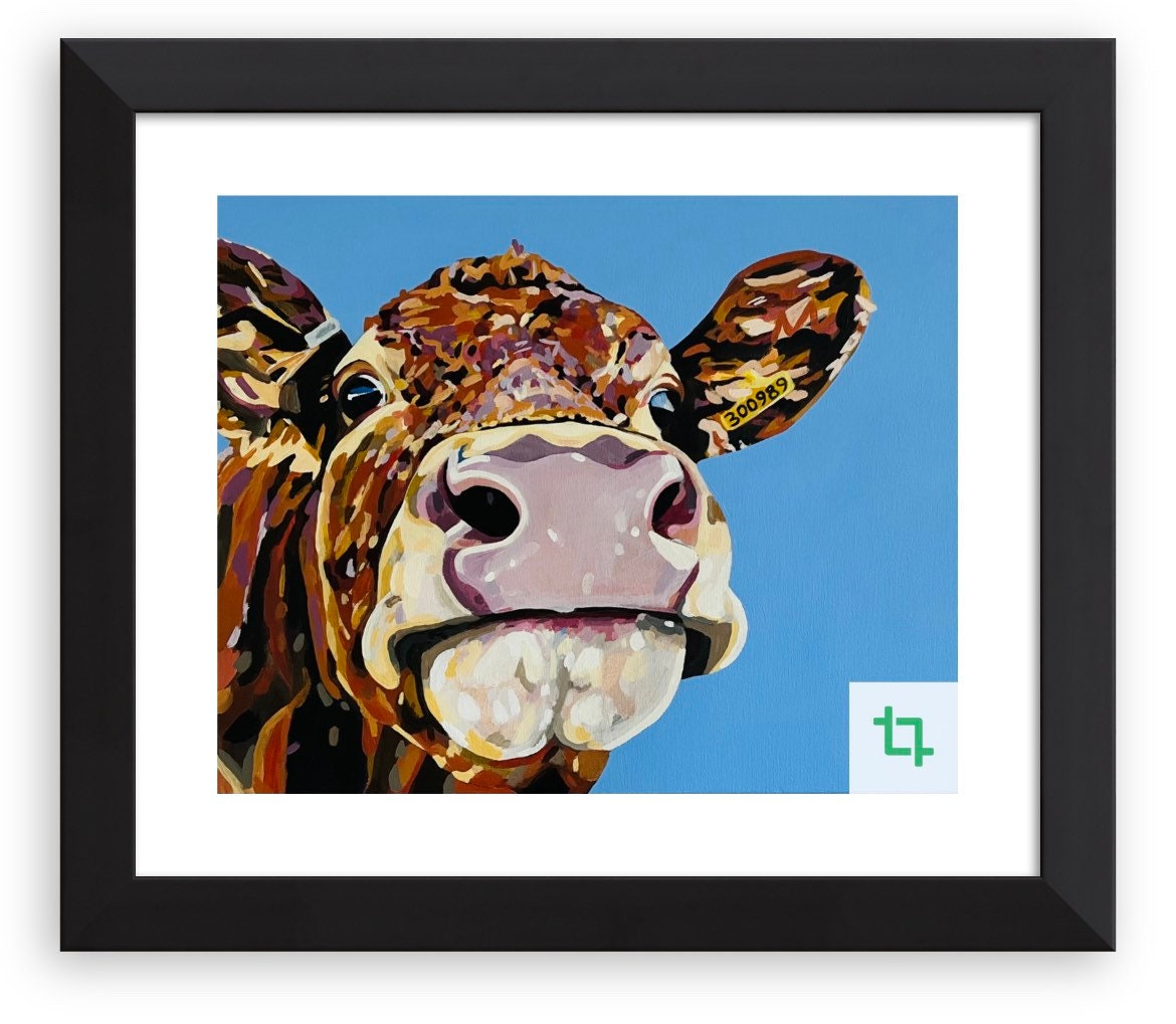 Colourful Cow Print - Etsy