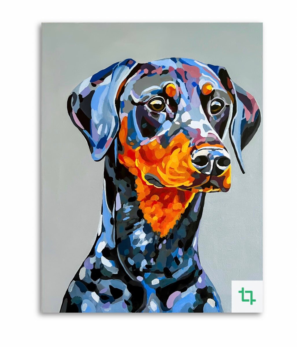 Doberman Print - Etsy
