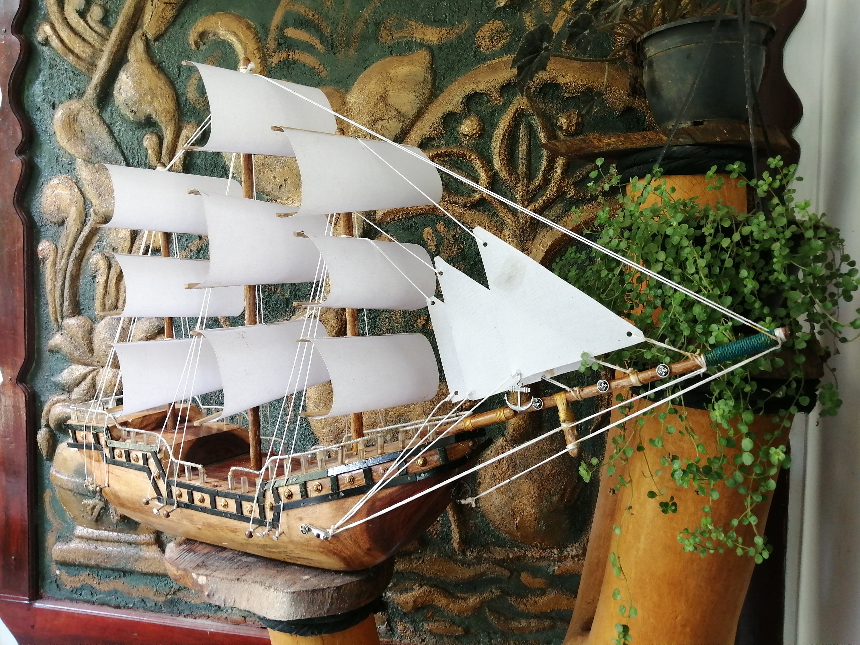 Wooden Handcrafted Model Ship /house Decoration Gift / Fully Assembled ...