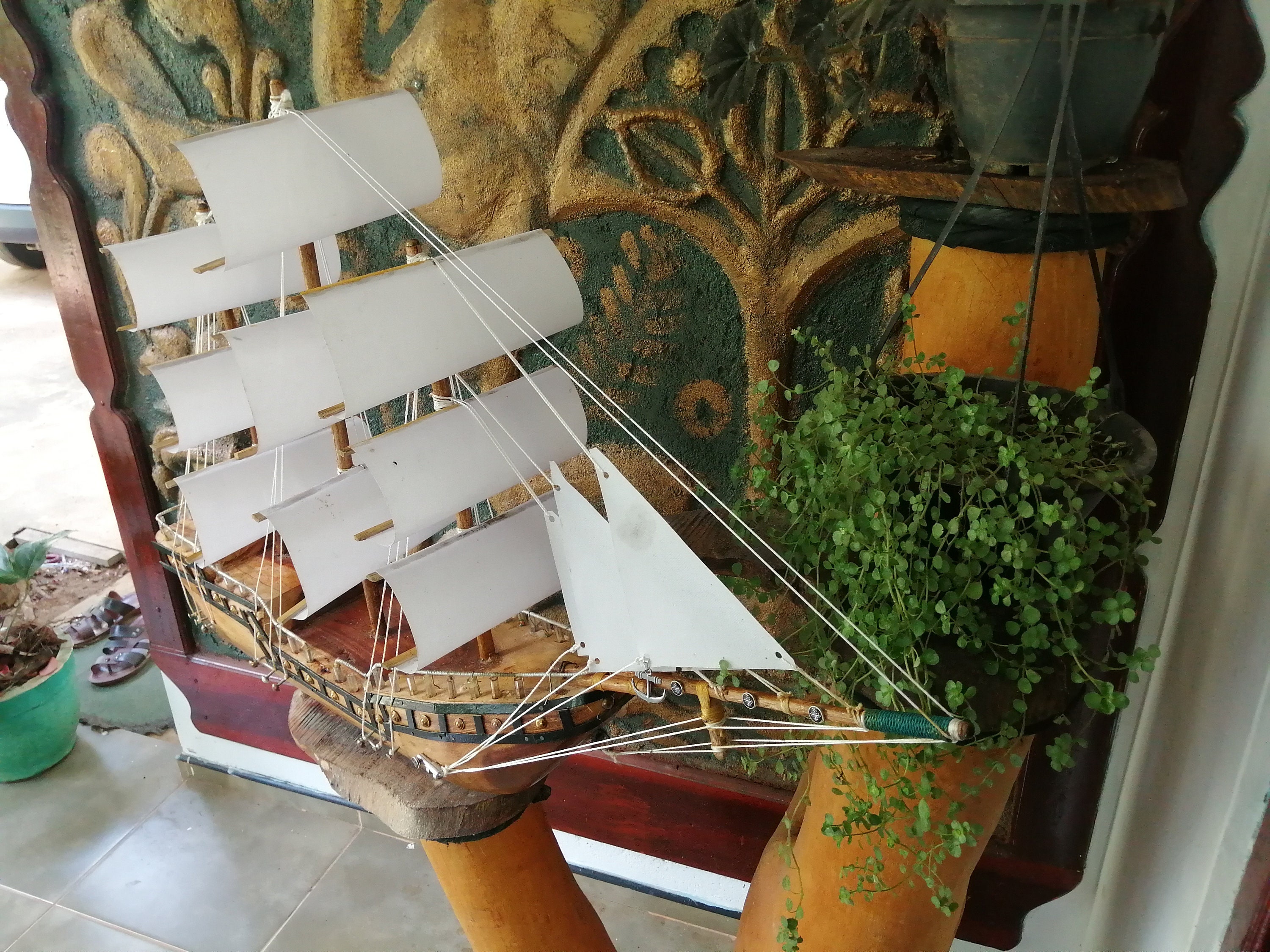 Wooden Handcrafted Model Ship /house Decoration Gift / Fully Assembled ...
