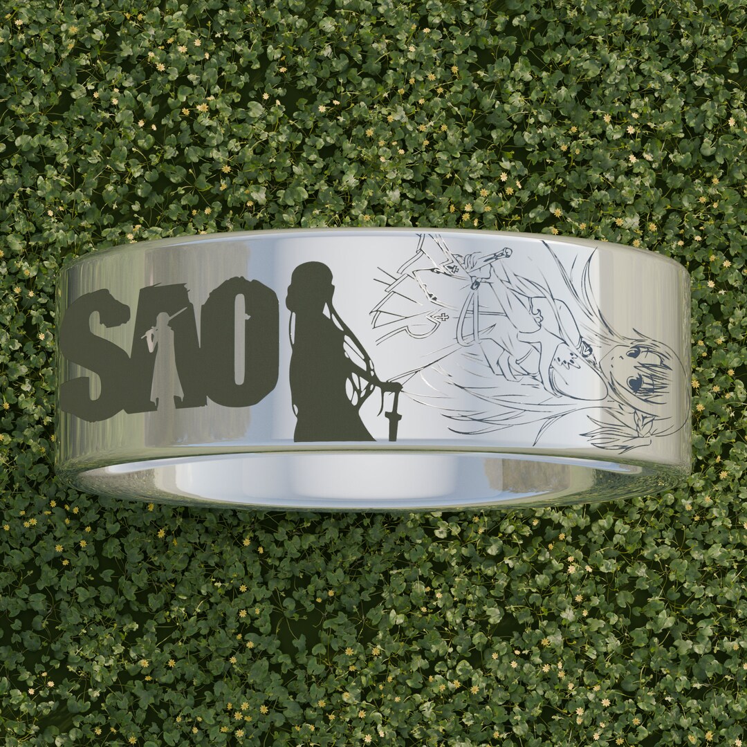 Asuna asuna Yuuki From Sword Art Online Anime Manga Engraved Tungsten ...